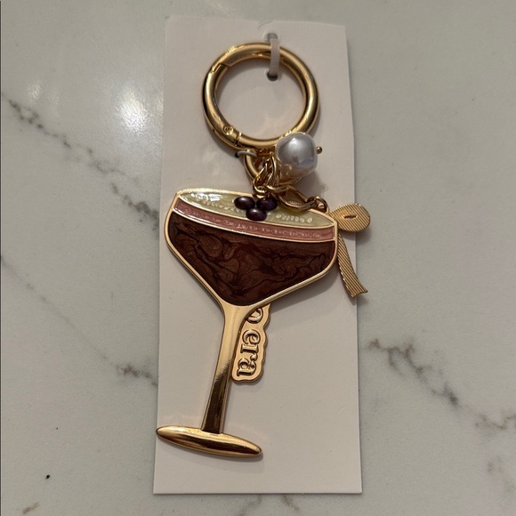 Accessories | Espresso Martini Cocktail Glass Bag Charm Keychain | Poshmark